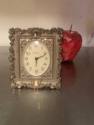 Small German Seth Thomas Metal Windup Clock - Ex | eBay