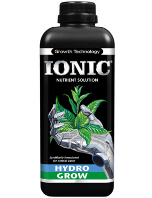 Growth Technology Ionic Hydro Grow 1L Plant Base Nutrient Hydroponics 1 ...