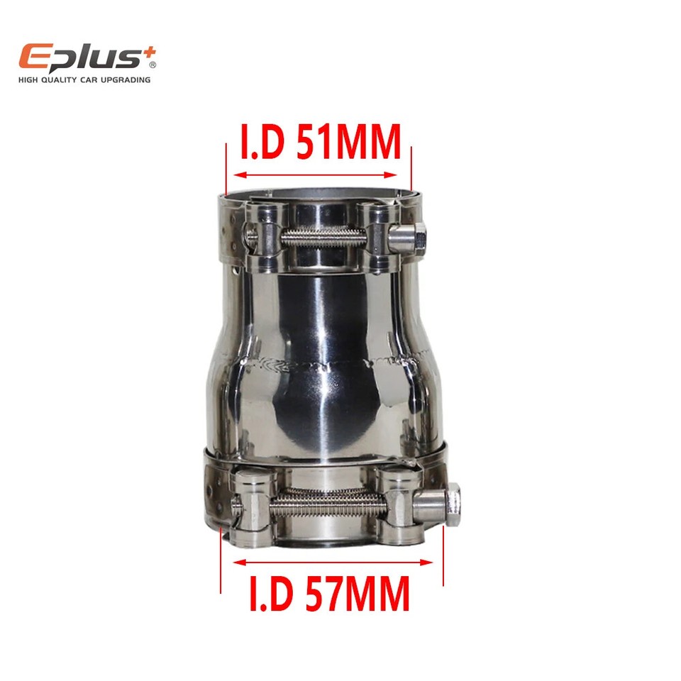 Universal Reducer Adapter Car Moto Exhaust Pipe Muffler Pipeline Welded ...