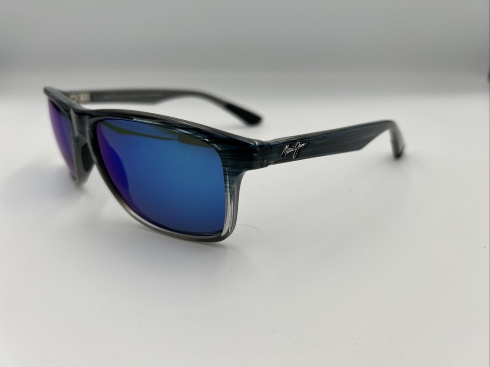 Maui Jim Onshore MJ 798-03S Blue Black Stripe Fade “Blue Hawaii” Lens 58-18-145 | eBay