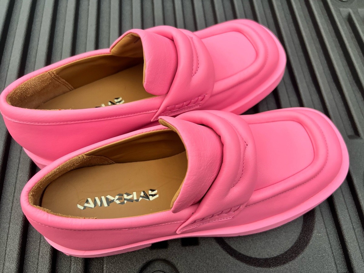 CAMPERLAB Mil 1978 Padded Pink Leather Loafers Size Eu45 CAMPERLAB Mil 1978 Padded Pink Leather Loafers Size Eu45