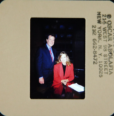 OA2-202 1980s Journalist Terry Willesee NY Orig Oscar Abolafia 35mm ...