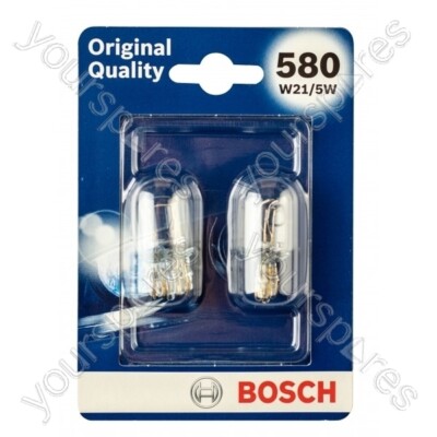 Bosch Miniature Bulbs - 12V 21/5W 580 W3x16q - Original Quality Capless ...