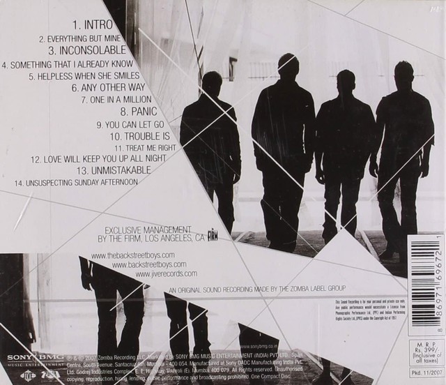 Unbreakable by Backstreet Boys (CD, 2007) for sale online | eBay