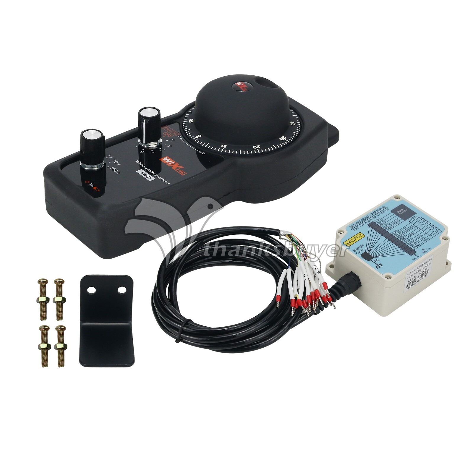 Wireless Handwheel Wireless MPG CNC Handwheel 100PPR 50M Transmission OMT-WX-01 | eBay