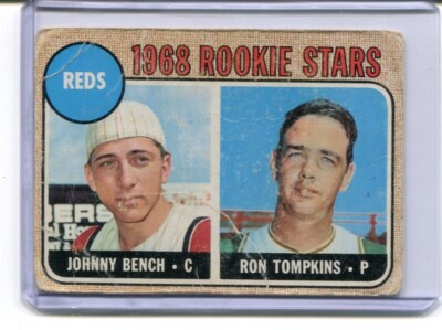 1968 Topps Johnny Bench Rookie Reds #2222222247 PR (a) | eBay