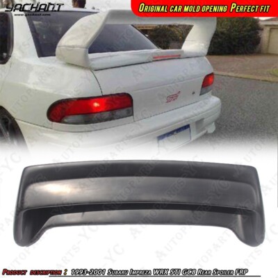 Xmas FRP Rear Tail Wing Auto For 93-01 Subaru Impreza WRX STI GC8 Trunk ...
