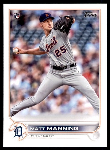 Matt Manning 2022 Topps Series 1 Rookie Card RC | #31 Detroit Tigers | eBay
