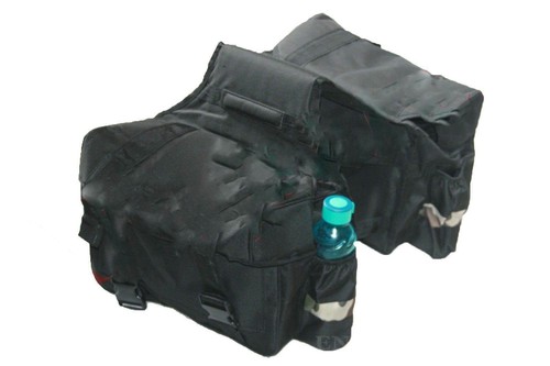 Multi-function Black Expandable Both Side Carrier Pannier Luggage Bag ...