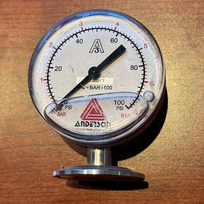 Anderson Negele Pressure Gauge 100 Psi | eBay