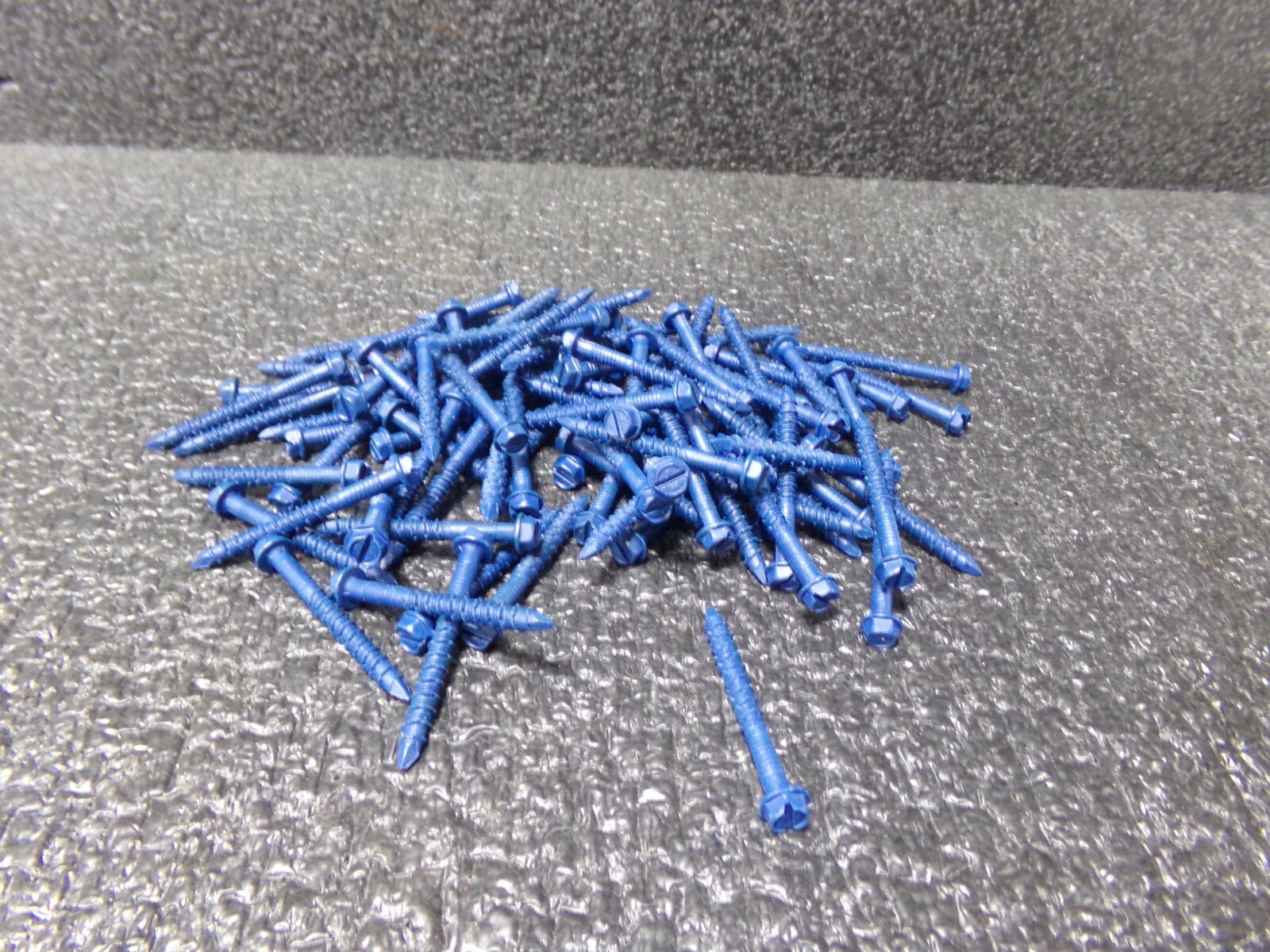 1/4" x 2-1/4" Tapcon Hex Carbon Steel Blue Climaseal® Coated HW4 ...