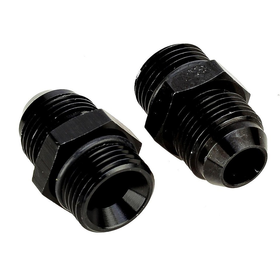 2Kit ORB-8 8AN to AN8 Male O-ring Boss Hose Fitting Fuel Line Adapter ...