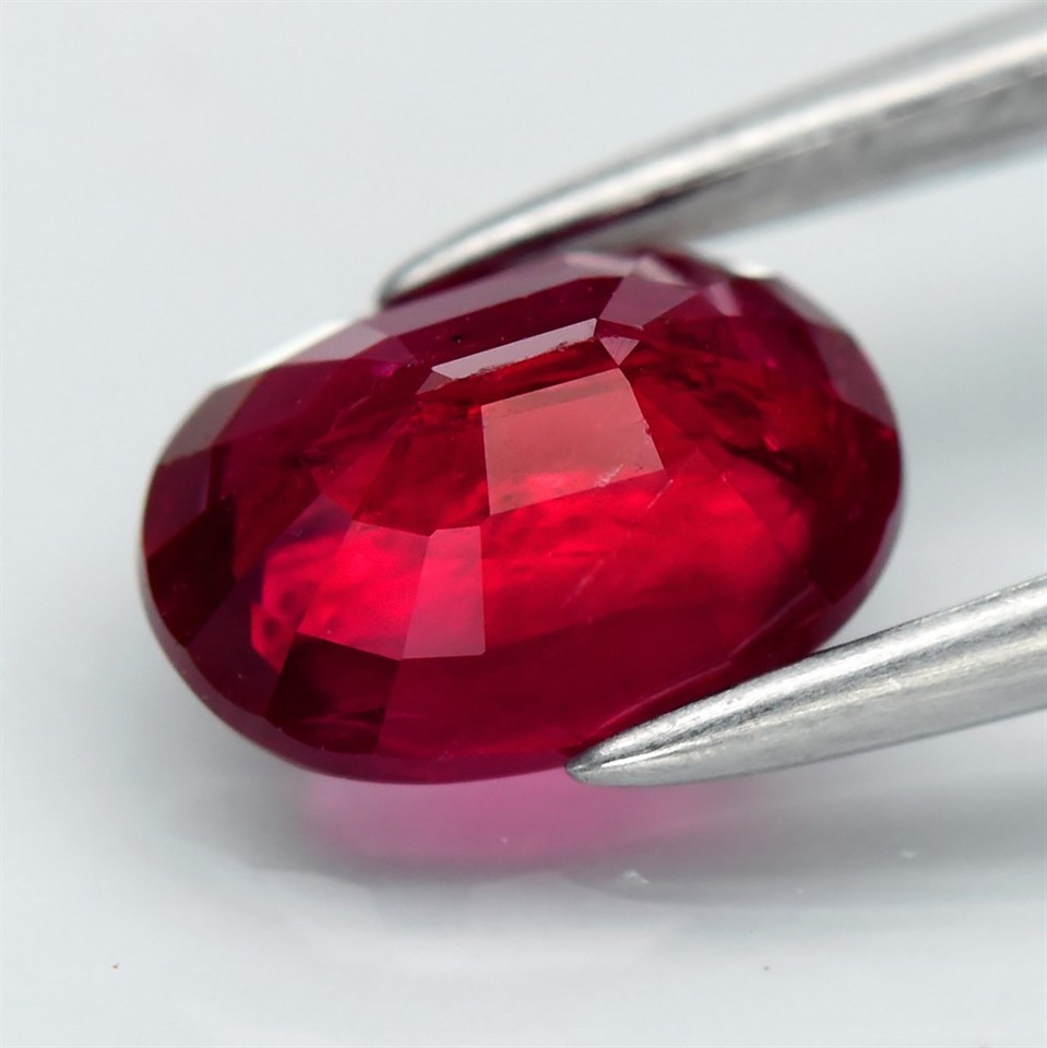 💎AIGS CERTIFIED Unheated 1.22ct Oval Natural Pigeon Blood Red Ruby Tanzania Gem | eBay