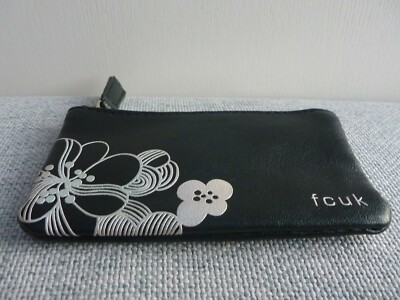 FCUK Black Makeup Cosmetics Bag / Coin Bag Case Pouch, Brand NEW ...