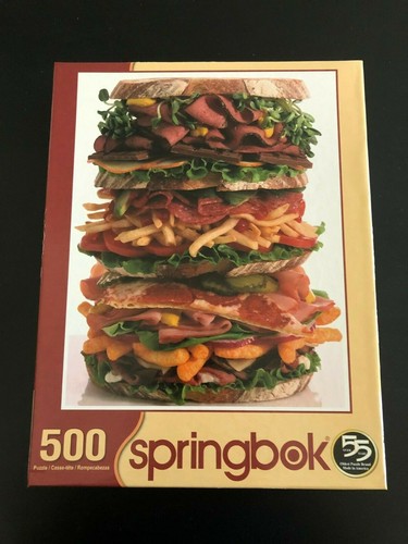 Springbok Jigsaw Puzzle 500 Pieces Snack Stack (Bought New - Made Once ...