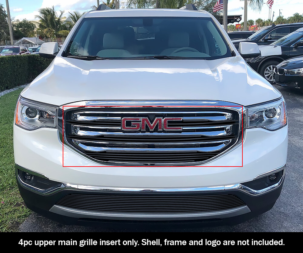For 2017-2019 GMC Acadia Main Upper Black Billet Grille Grill Insert | eBay