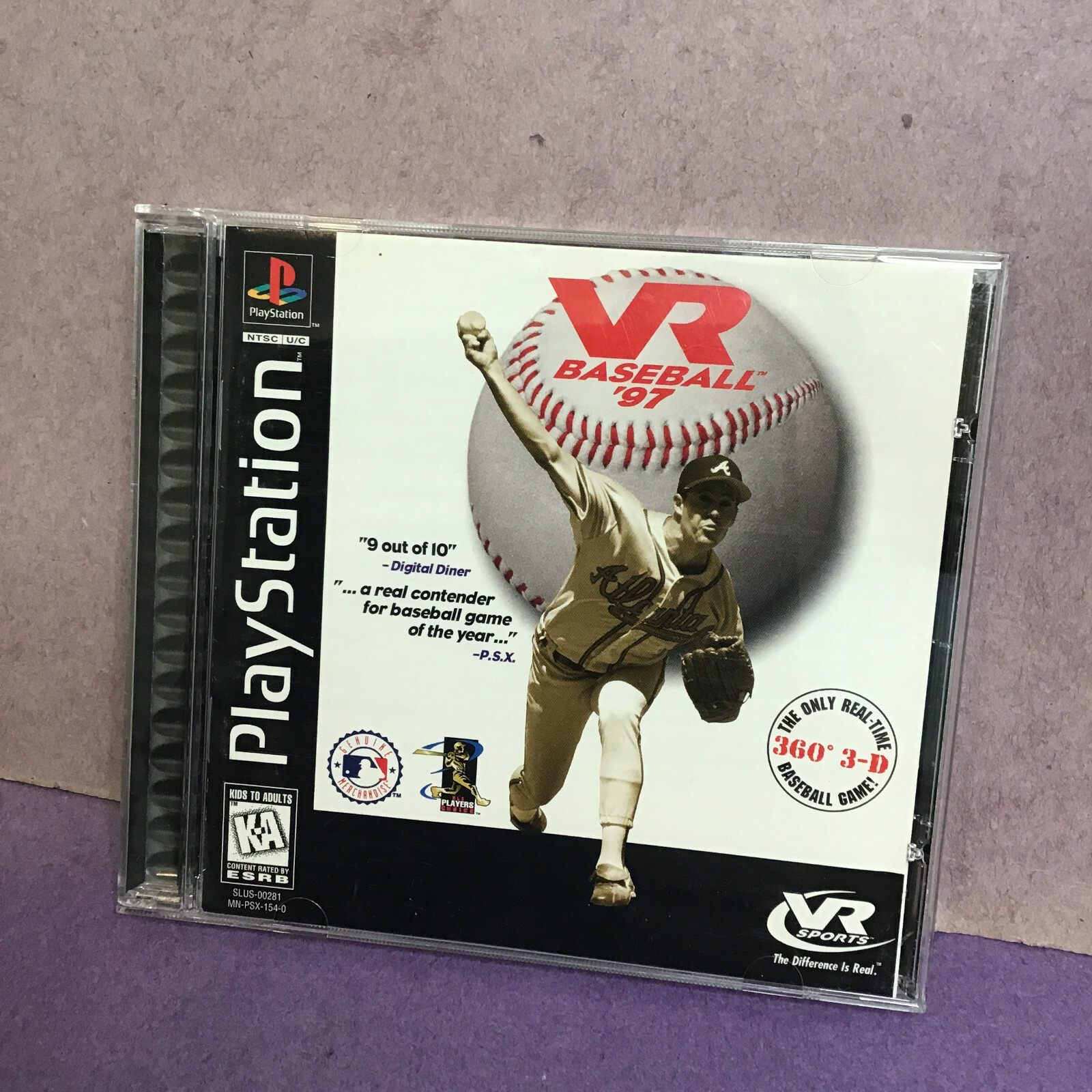 VR Baseball '97 (Sony PlayStation 1, 1997) PS1 Game COMPLETE Greg ...