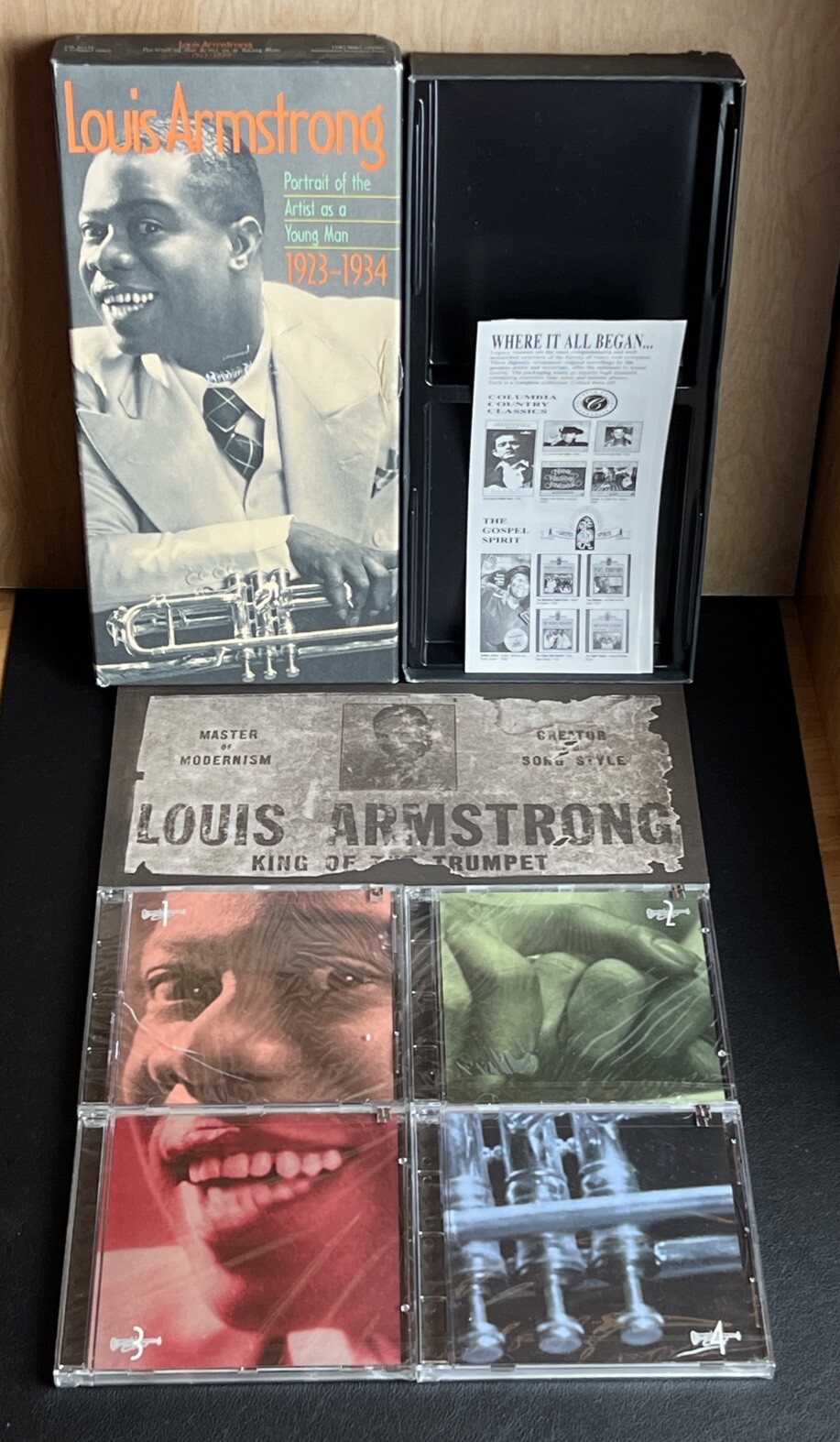 Louis Armstrong Portrait of the Artist as a Young Man ~ Long Box 4 ...