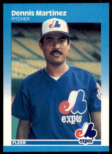 1987 Fleer Glossy Dennis Martinez . Montreal Expos #324 | eBay
