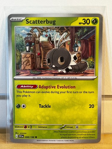 Scatterbug 008/198 SV1 Scarlet & Violet Base Pokemon TCG Card Mint ...