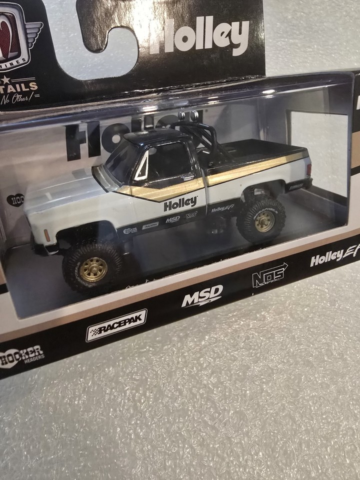 M2 Machines GMC Sierra Grande 15 4X4 Holley Logo R64 Square Pickup 🔥 | eBay