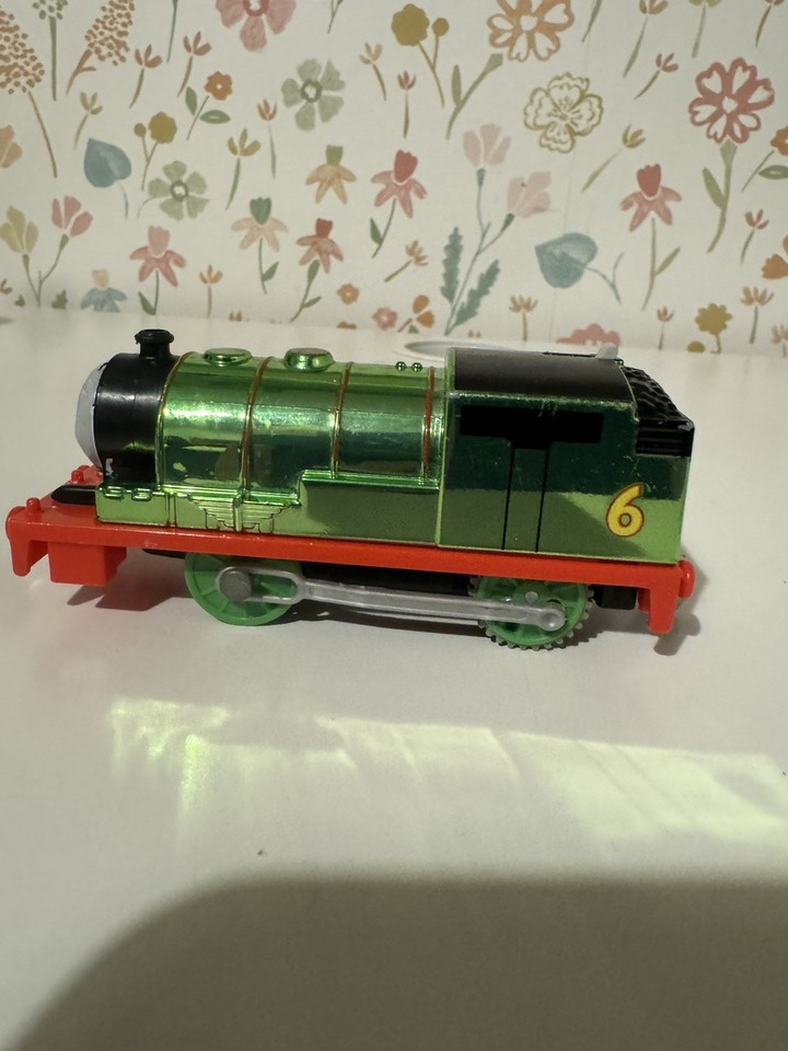 Shiny Metallic Celebration Percy - Trackmaster - Tested And Working ...