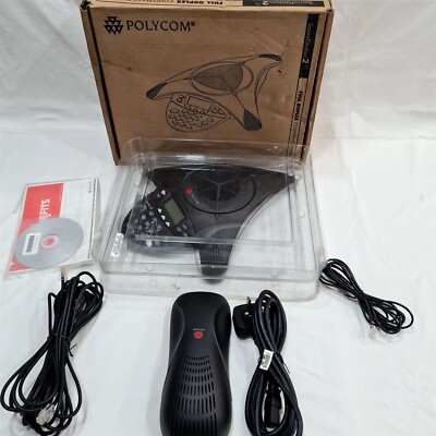 Polycom SoundStation 2 Non-Expandable Full Duplex Conference Phone ...