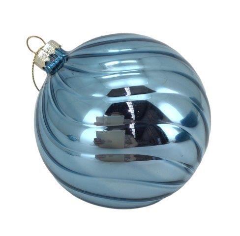 Shiny Blue Ball Hanging 10cm Christmas Decoration | eBay Australia