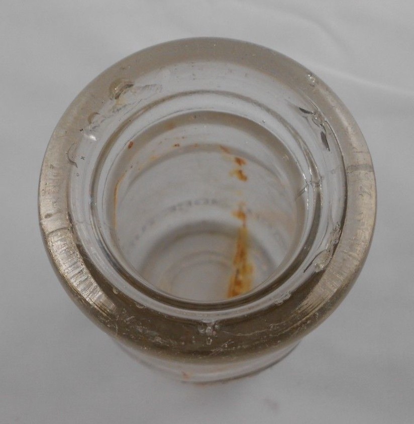 Vtg Wanzer Dairy Chicago Milk Bottle Half Pint IL ILL Illinois early ...