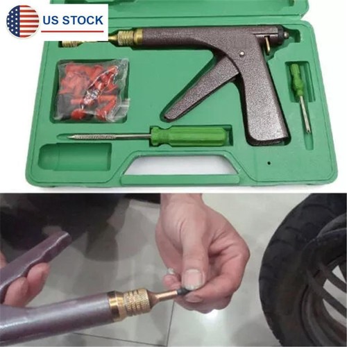 Tire Repair Plugger Tire Wheel Repair Gun Kit Mushroom Plug Probe ...