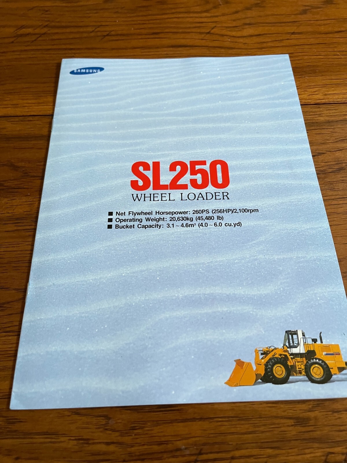Samsung S250 Wheel Loader Brochure FCCA | eBay