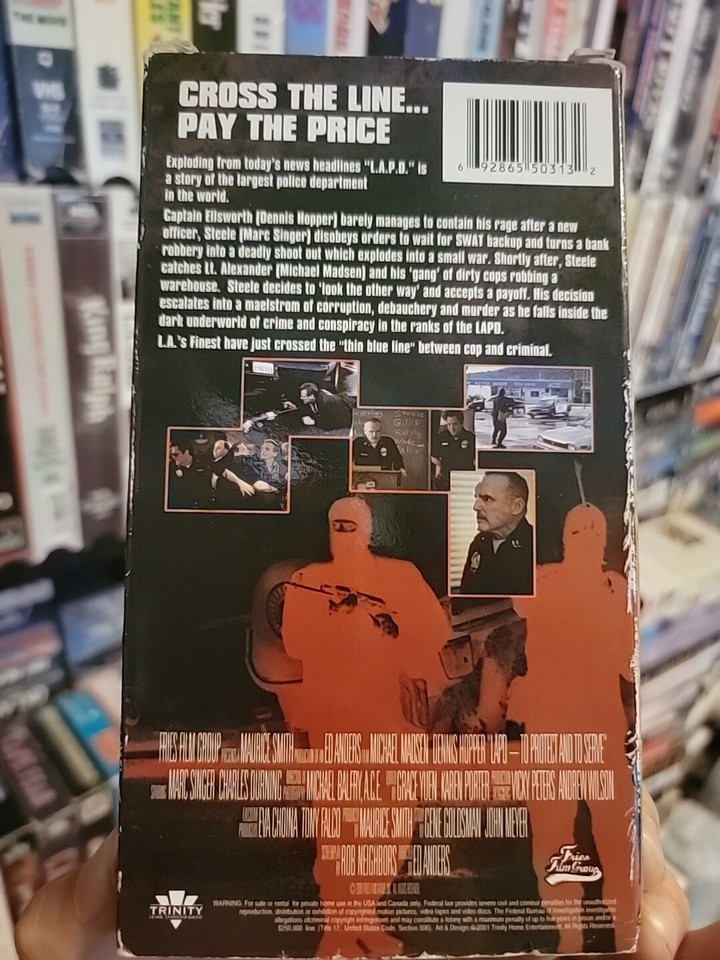 L.A.P.D. To Protect And Serve 2001 VHS Rare Hard To Find 692865503132| eBay