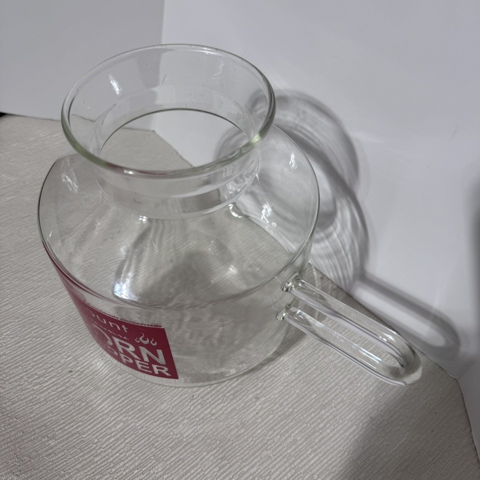 Stovetop Popcorn Popper Catamount Glass Corn Popper 2 1/2 Quarts | eBay