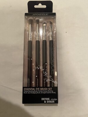 Japonesque Flawless Essential Eyes Brush Set Eye Detailing Brush ...
