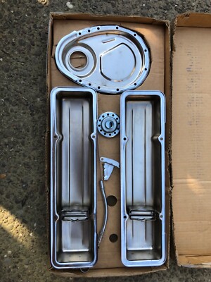 Vintage Chrome Small Block Chevy Engine Dress Up Kit NO R6780B Hot Rod ...