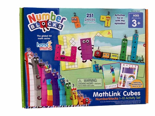 Mathlink Cubes Numberblocks 1-10 Activity Set 30 Preschool Learning ...