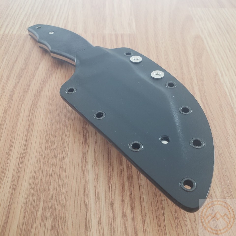 Spyderco Ronin 2 Fixed Knife 4.13" CTS-BD1 Steel Blade Black G10 Handle ...