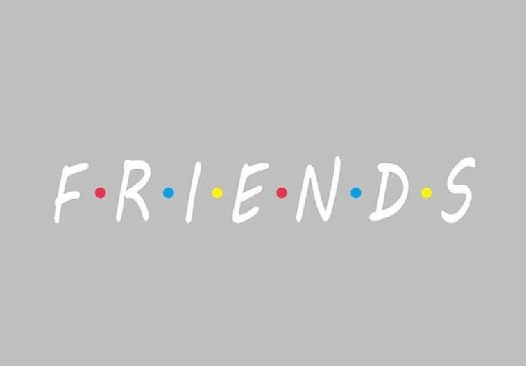 Friends Tv Logo FRIENDS TV Show Series Logo Wall Stickers Television