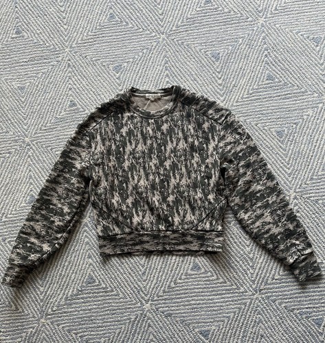 Women's Rag and Bone Crewneck Sweatshirt - Green/Brown Camo - Small | eBay