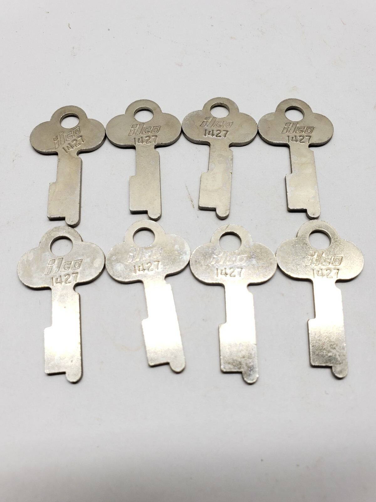 ilco brand steel key blanks, set of 9, # 1427, locksmith | eBay
