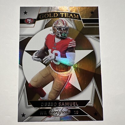 Deebo Samuel 2023 Certified Gold Team Insert San Francisco 49ers | eBay