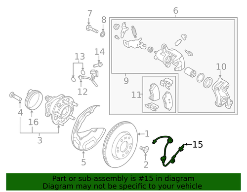 Genuine Hyundai ABS Sensor 59795-G2110 | eBay