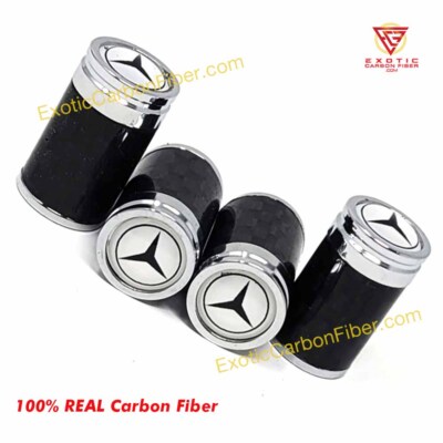 Mercedes Benz Black Star Tire Valve Caps, White Background- New Item ...