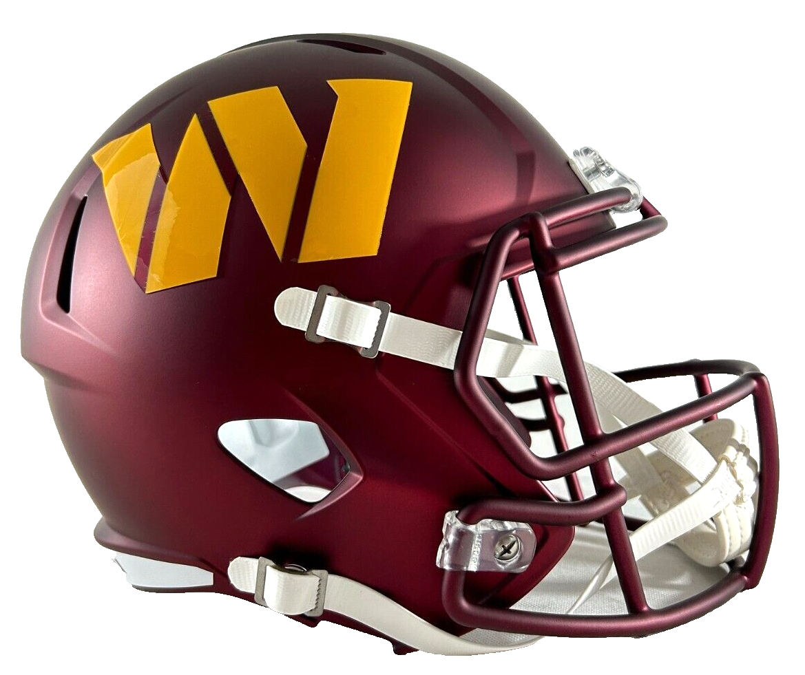 Washington Commanders Football Helmet Full Size Speed Replica Anodized ...