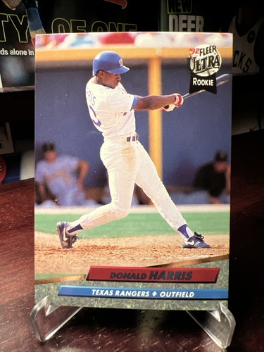 1992 Fleer Ultra Baseball DONALD HARRIS Rangers RC 443 | eBay