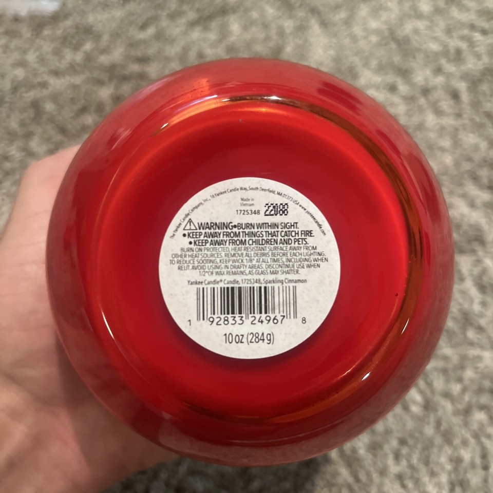 Yankee Candle Sparkling Cinnamon Studio Collection 10oz With Essential ...