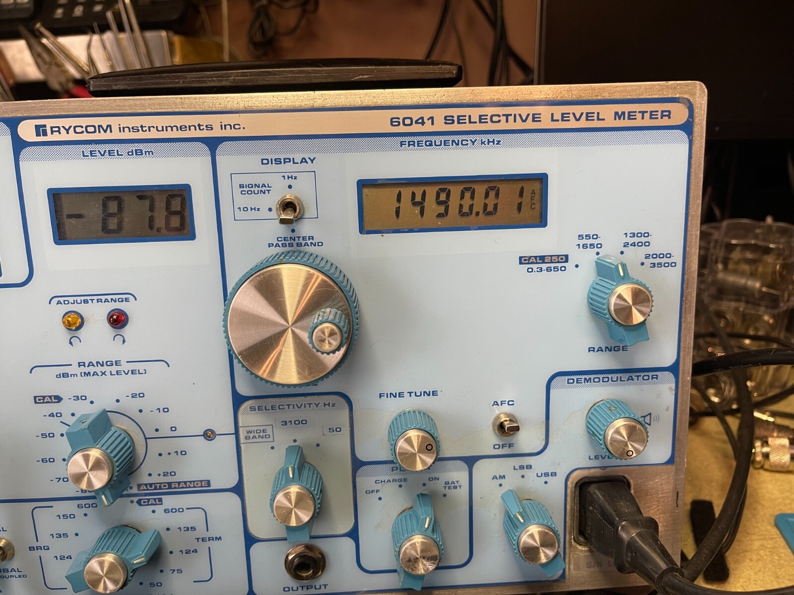 Rycom 6041 Selective Level Meter Vintage Electronics Radio Test for ...