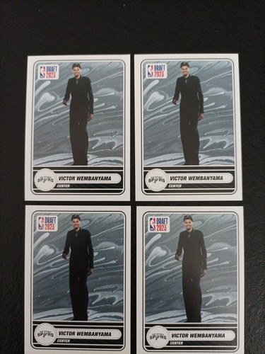 🏀 23 24 PANINI NBA ROOKIE RC Lot 4 STICKERS Images VICTOR WEMBANYAMA ...