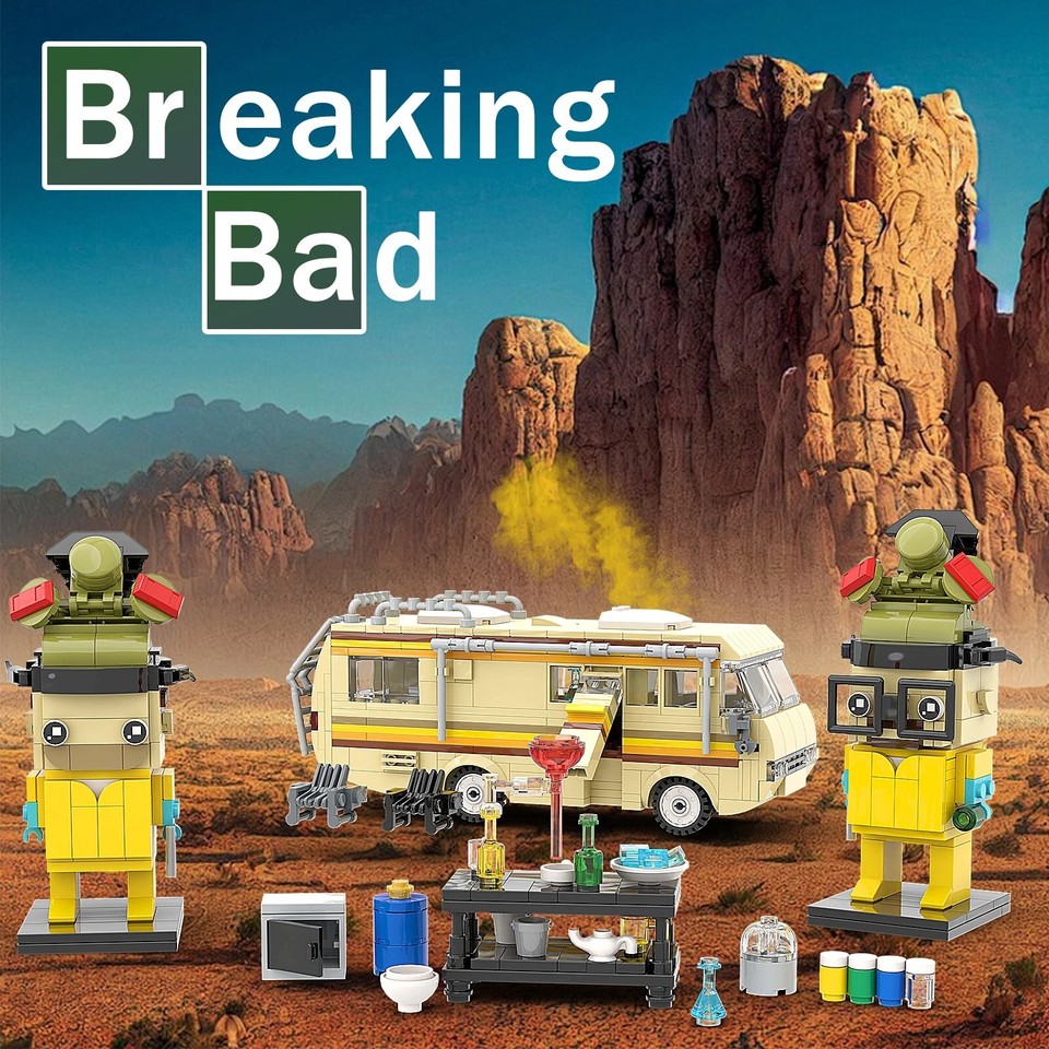 Breaking Bad RV Model Building Blocks Camper Van Collectible Vehicle ...