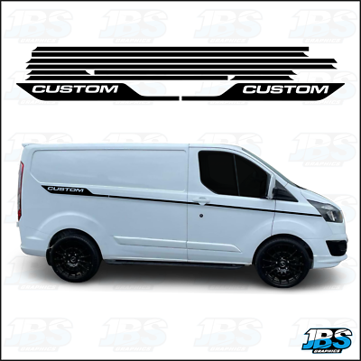 Ford Transit Custom SWB Van Sport Side Graphics Decals Styling Stickers ...